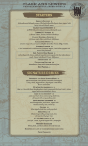 Menu – Clark & Lewie's